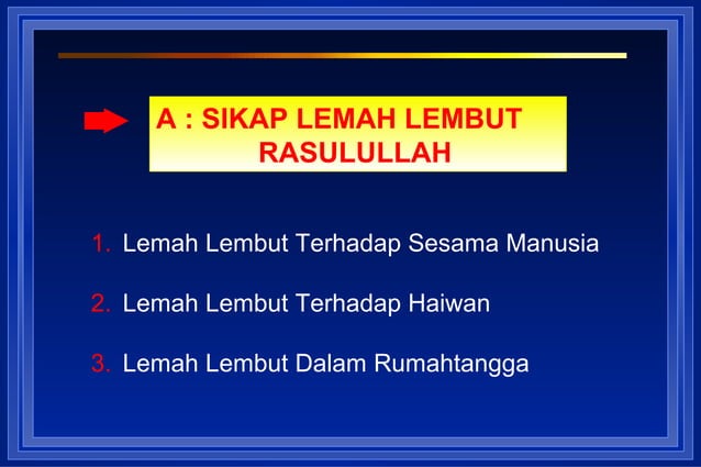Sikap rasulullah dalam berdakwah | PPT