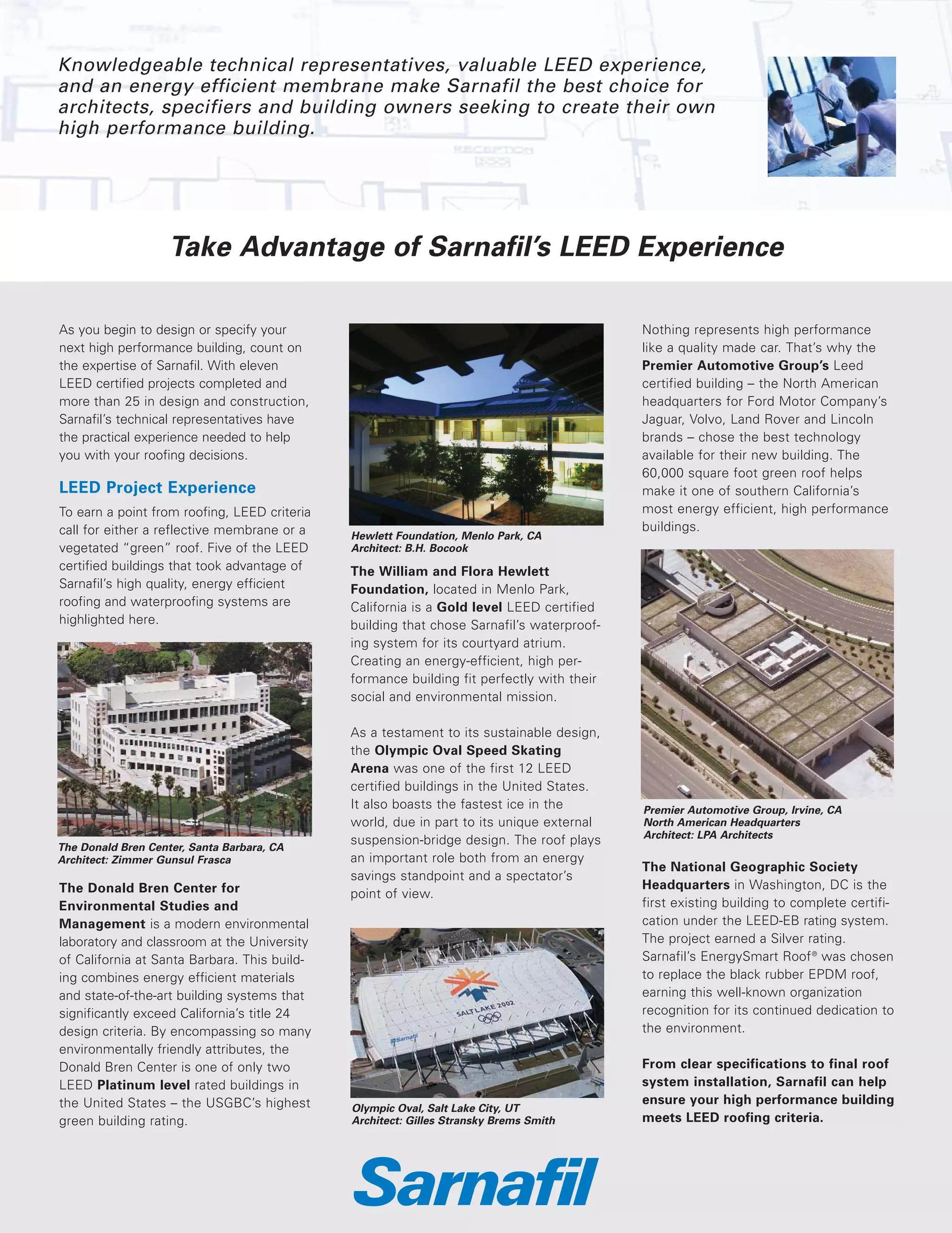 Sika Sarnafil Leed | PDF
