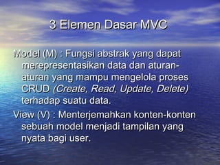 SISFO Keuangan Masjid Berbasis MVC | PPT