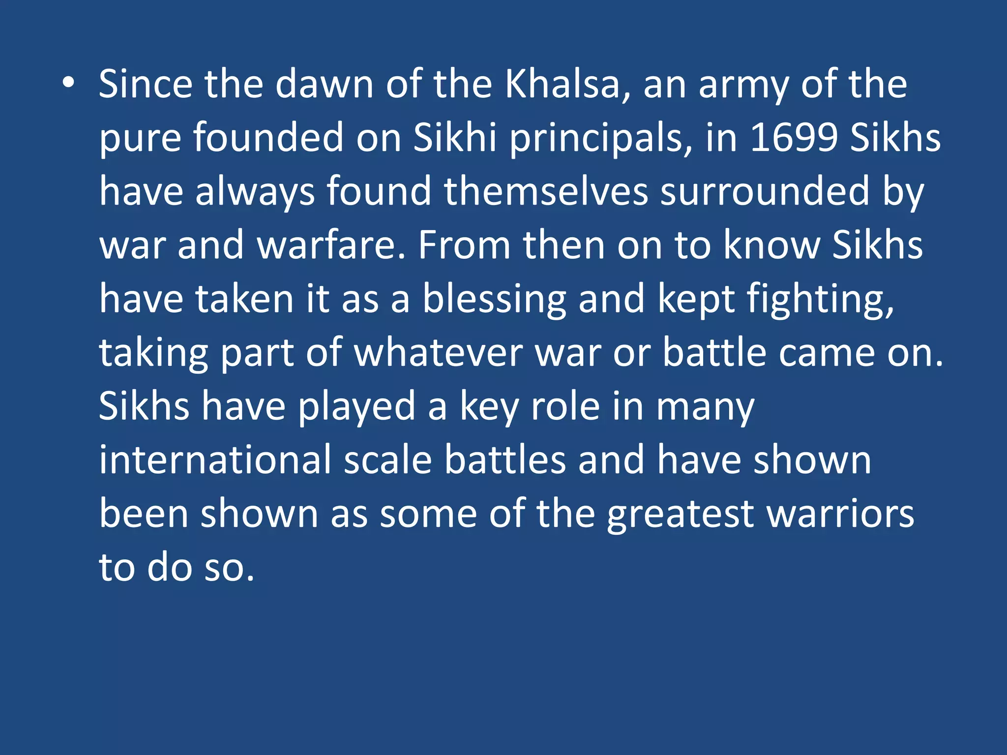 Sikh Warriorship | PPTX