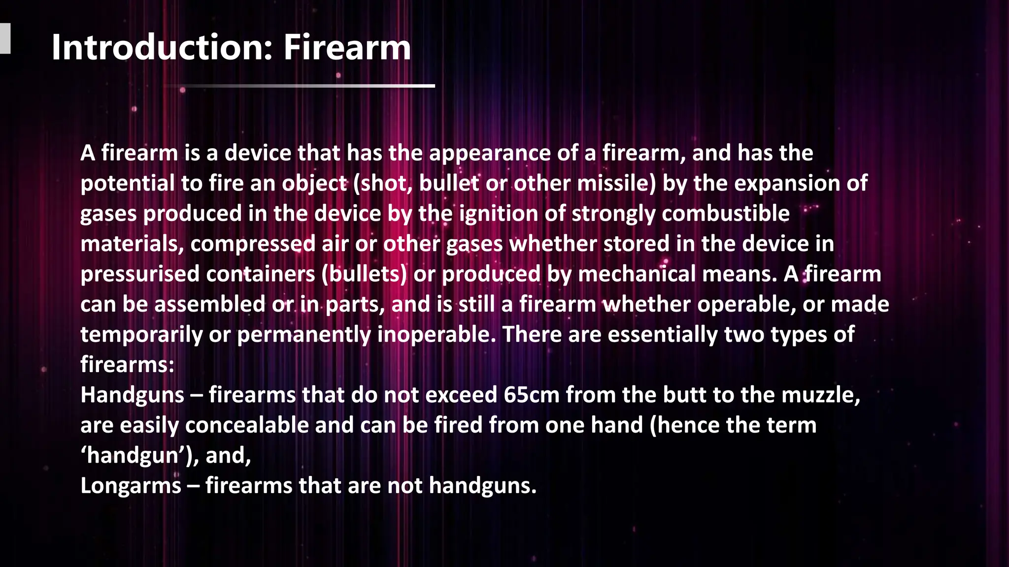 sikha singh , history of firearm ppt | PPTX