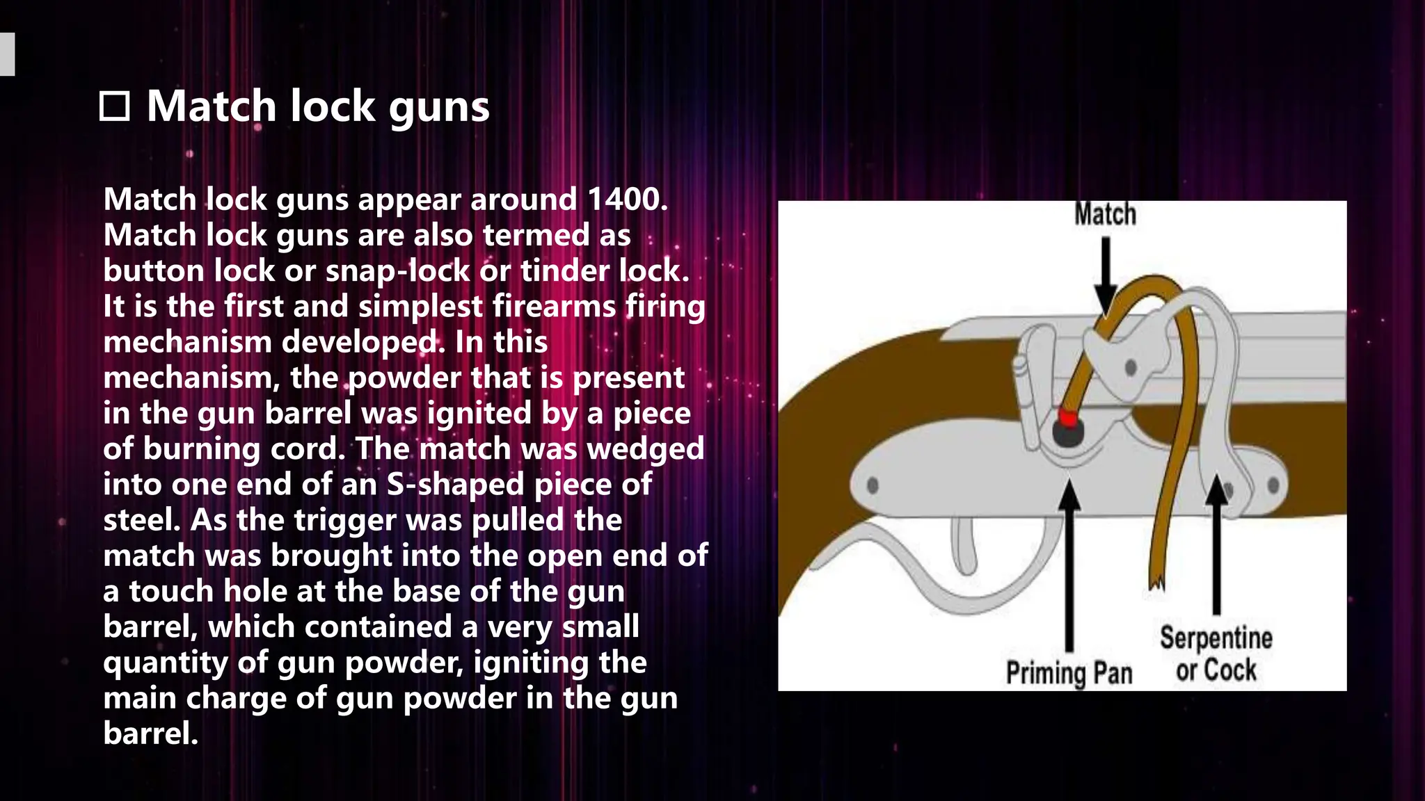 sikha singh , history of firearm ppt | PPTX