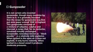 sikha singh , history of firearm ppt | PPTX