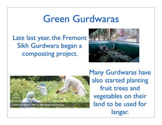 Sikh Environment Day 2011- San Jose Gurdwara | PDF