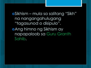Sikhism (3) | PPTX