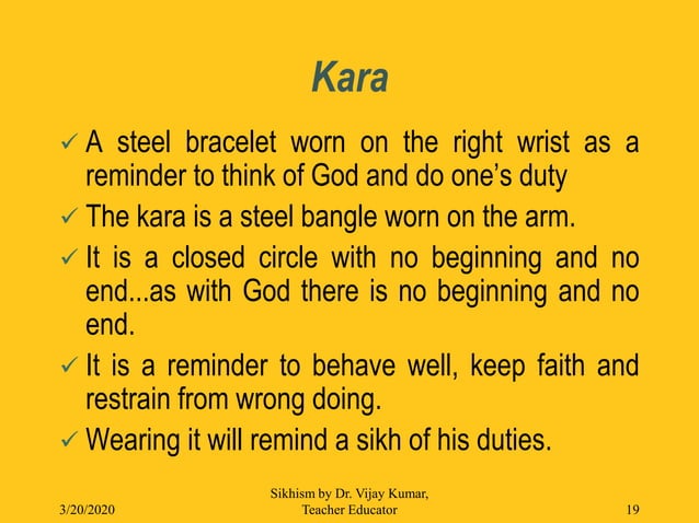 Sikhism by Dr. Vijay Kumar, Teacher Educator | PPT