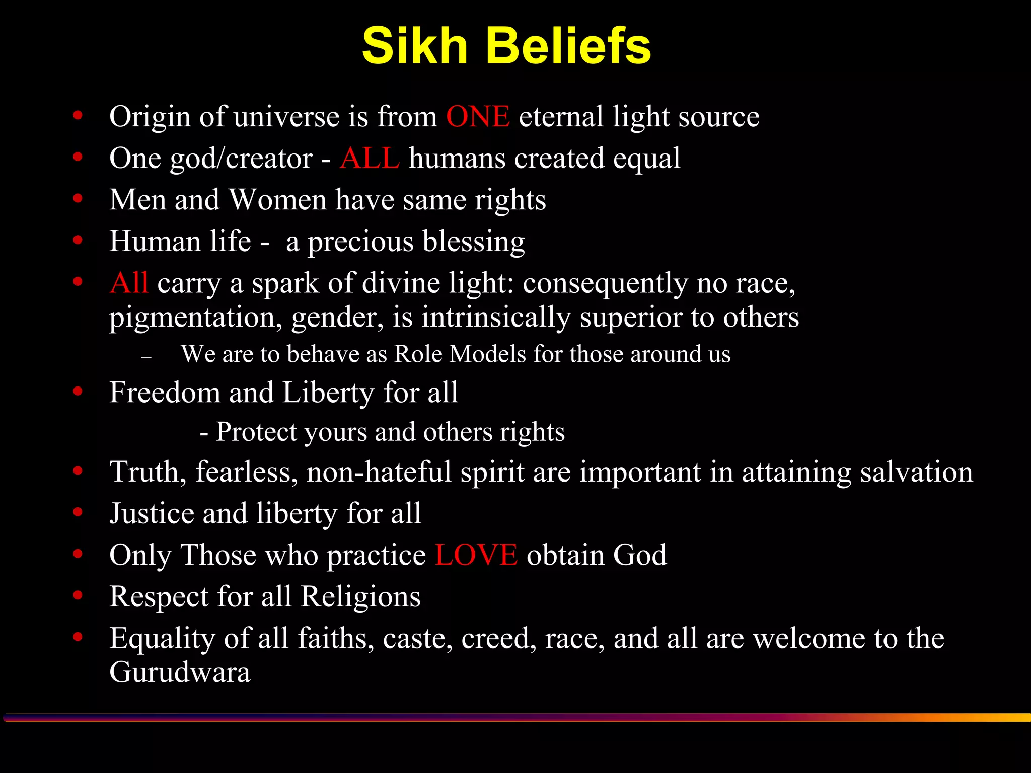 Sikhism presentation | PPTX