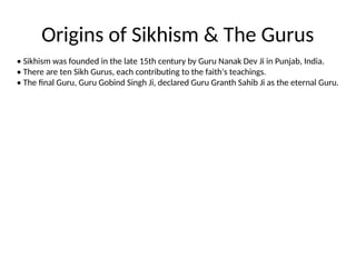 Sikhism_Presentation educational for all | PPTX
