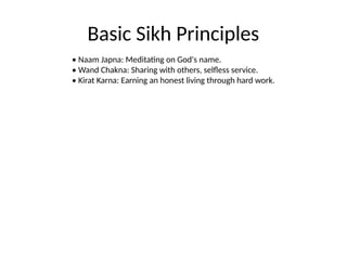 Sikhism_Presentation educational for all | PPT