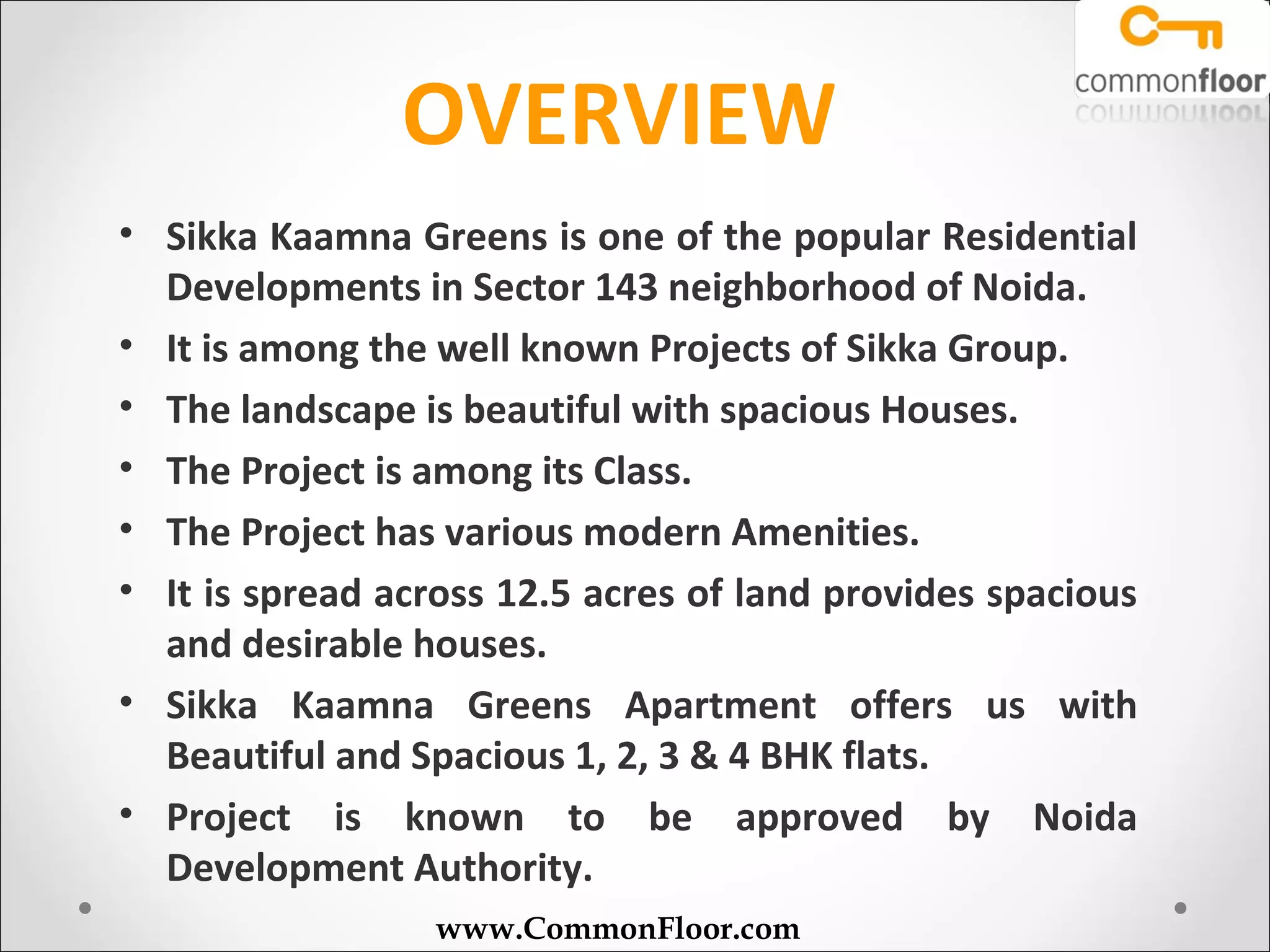 Sikka Kaamna Greens Noida | PPT