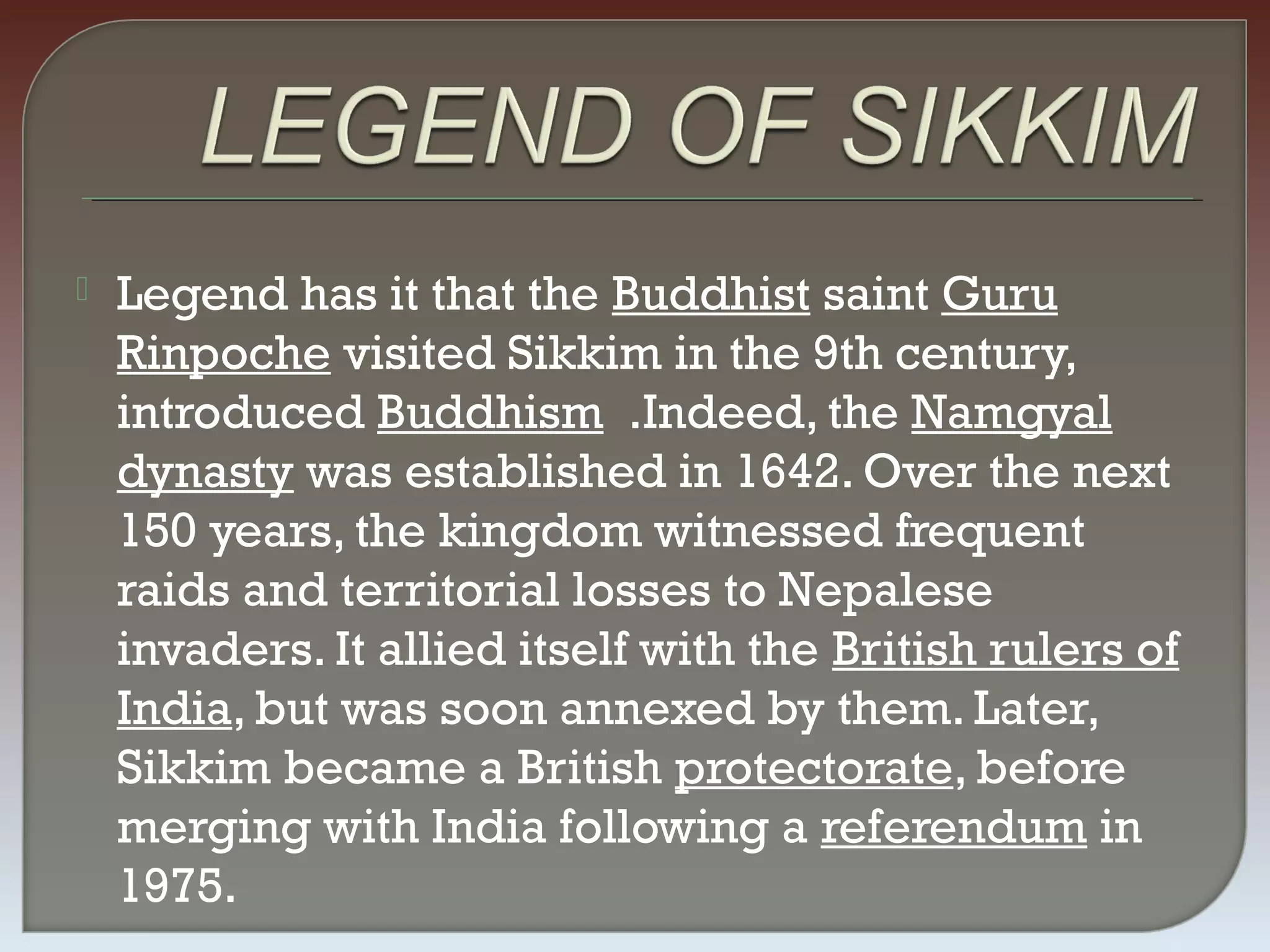 Sikkim | PPT