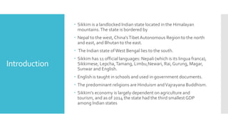 Sikkim | PPTX