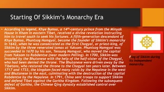 Sikkim pptx file, It contain everything about Sikkim and it's features ...