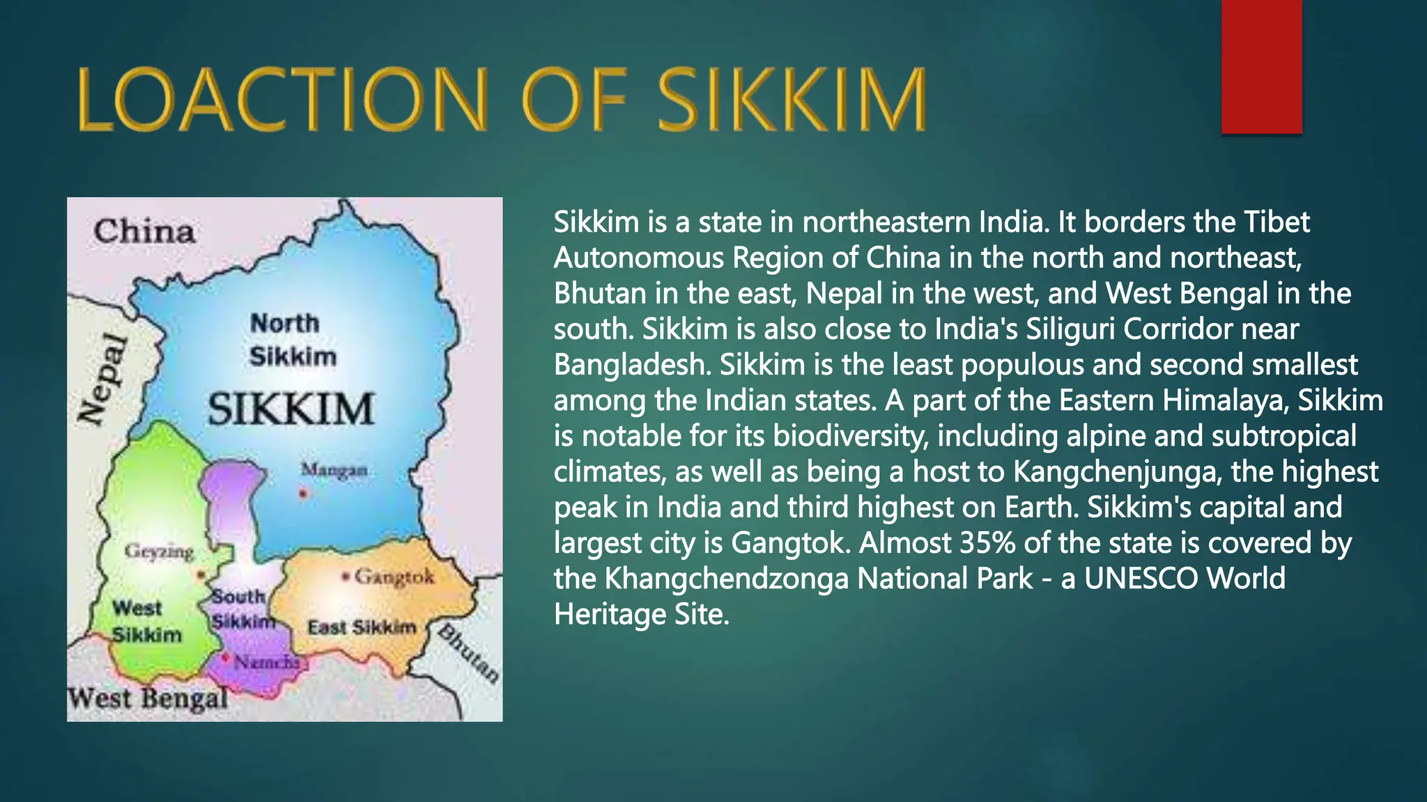 SIKKIM.pptx class 10, geography sikkim ppt | PPTX