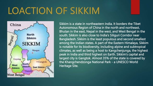 SIKKIM.pptx class 10, geography sikkim ppt | PPTX