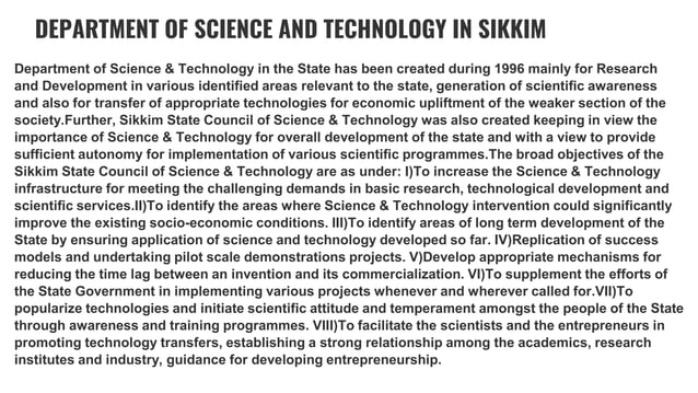 SIKKIM AND SCIENCE.pptx