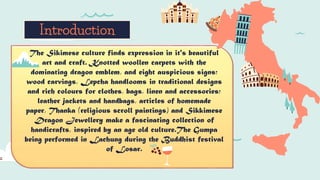 Sikkim art integrated project | PPTX