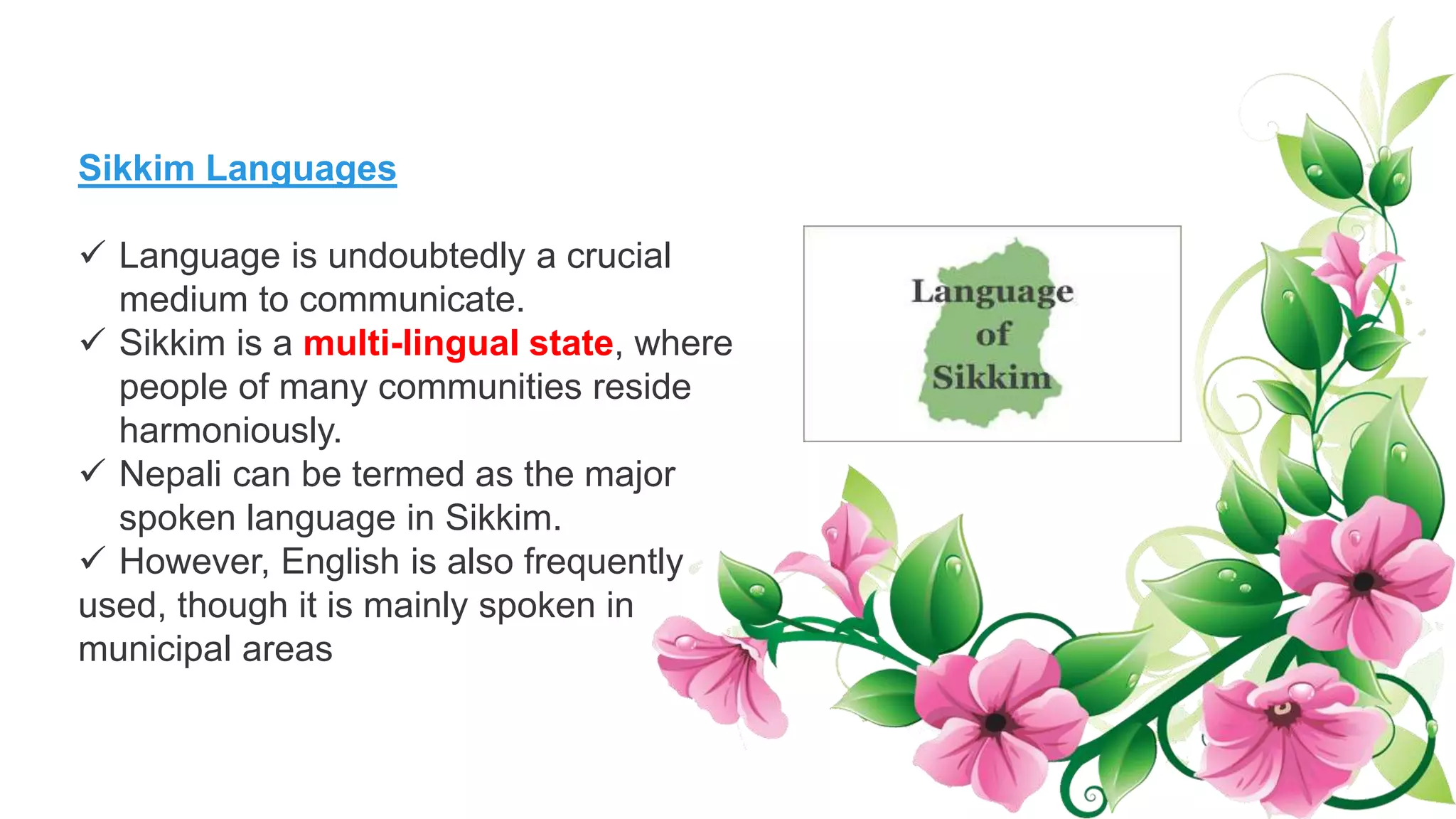 Sikkim Art Integration Project Presentation | PPTX