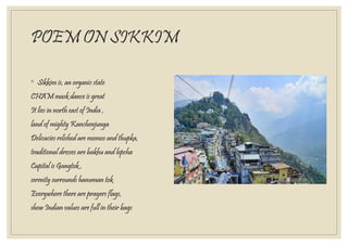 Sikkim english 1.pptxjhjhjkhjkhiohuihuihoih | PPTX