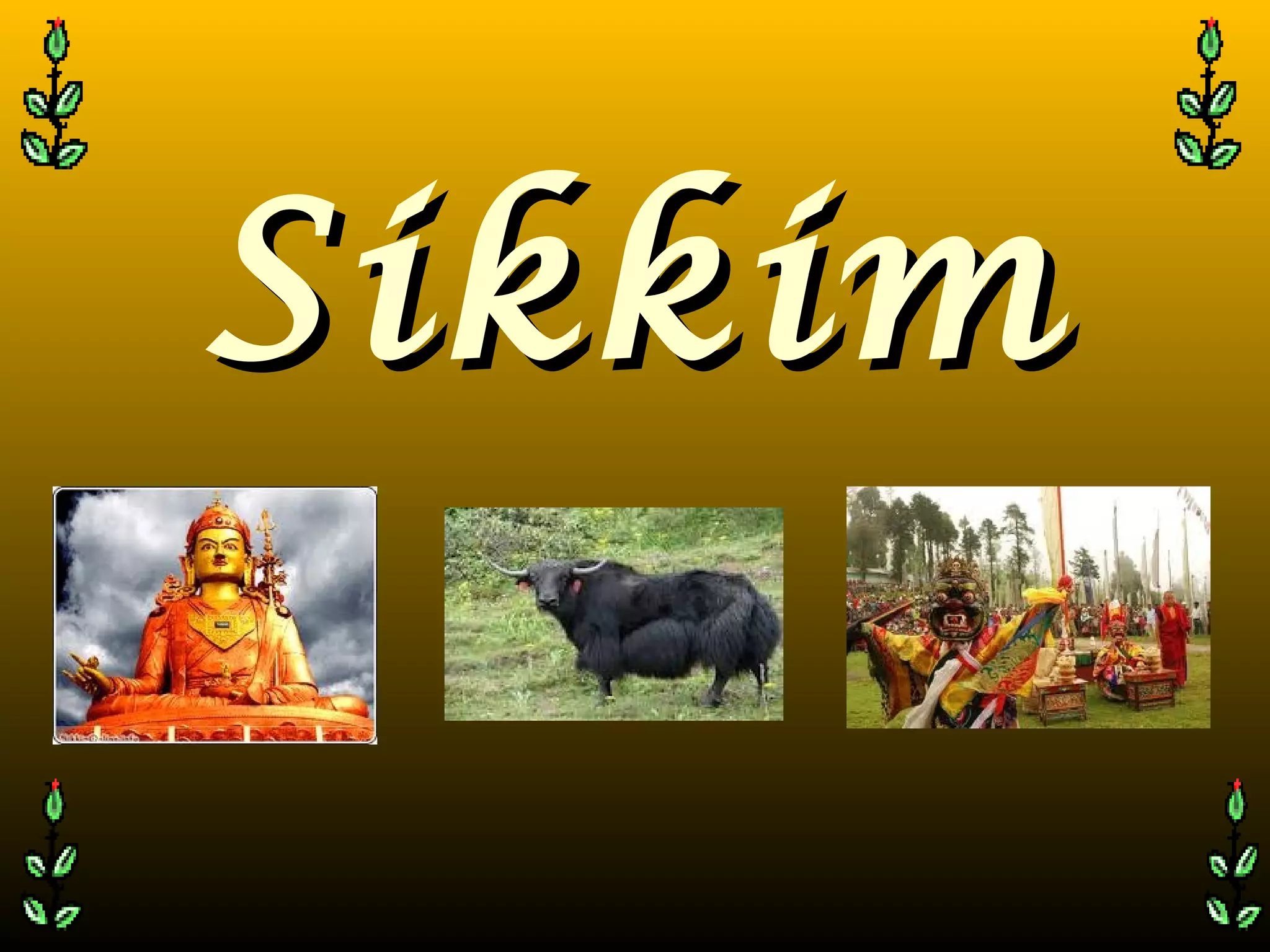Sikkim ppt Art integrated project | PDF