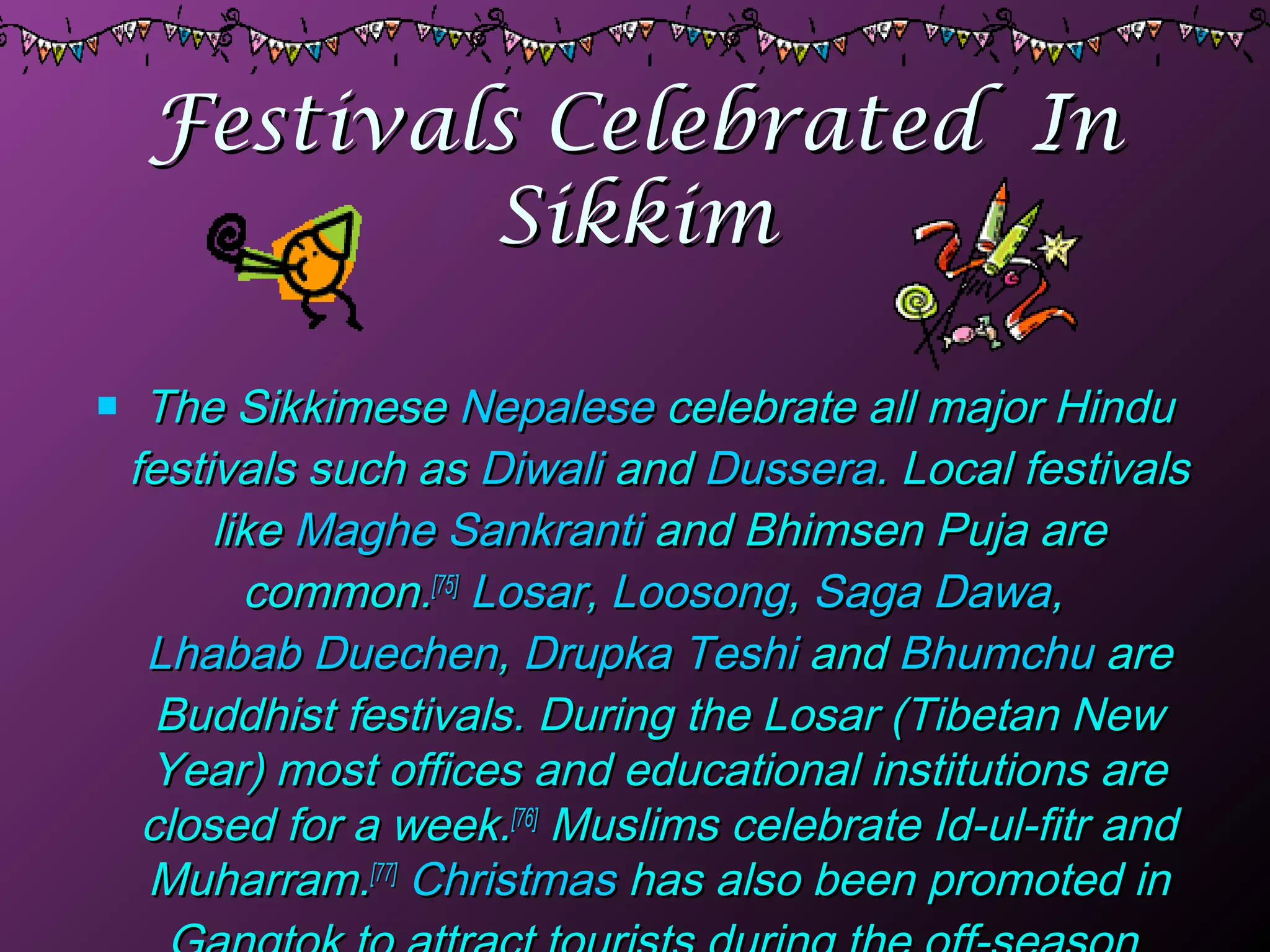Sikkim ppt Art integrated project | PDF