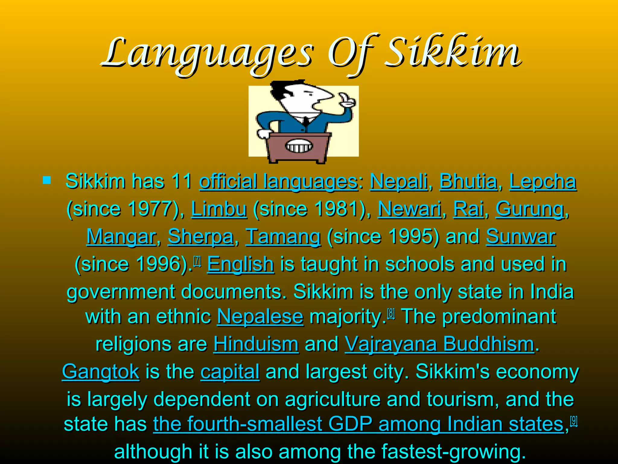 Sikkim ppt | PPT