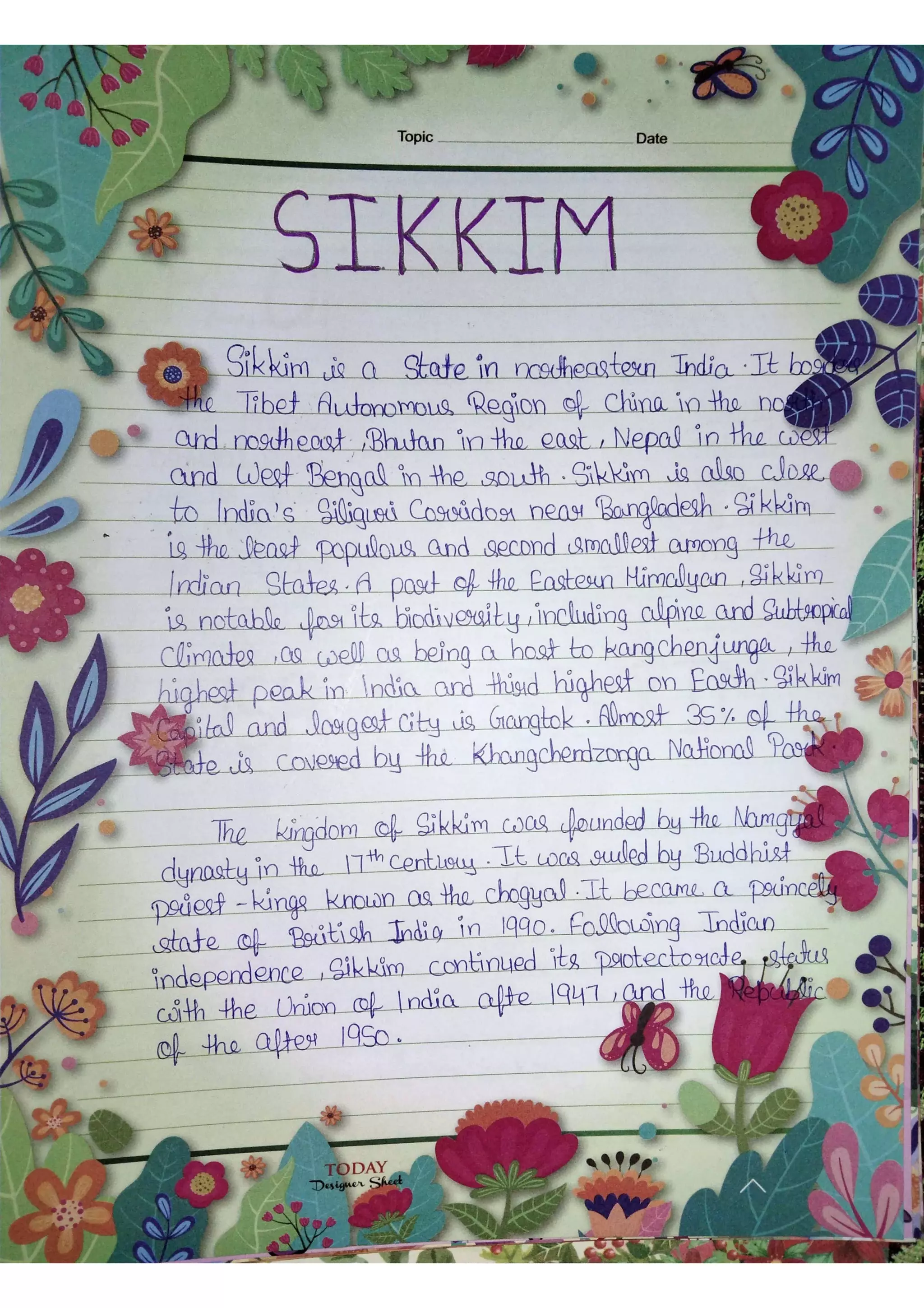 Sikkim project file | PDF