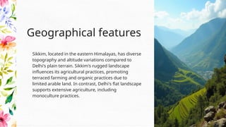 Sikkim Agriculture and Delhi Agriculture.pptx