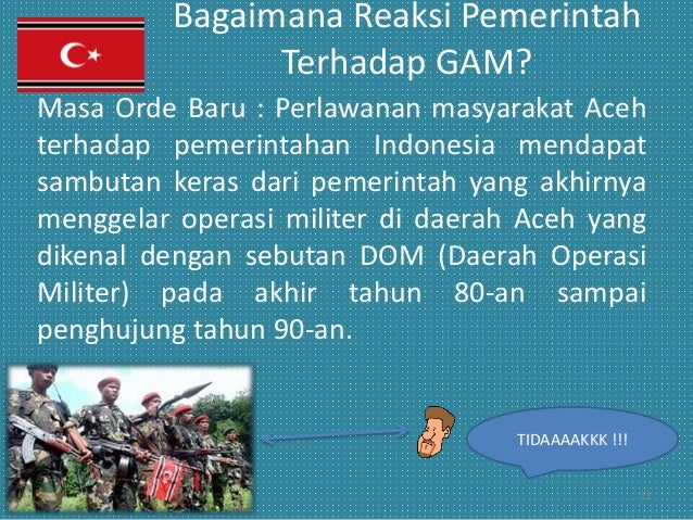 Gerakan Aceh Merdeka by Nesya