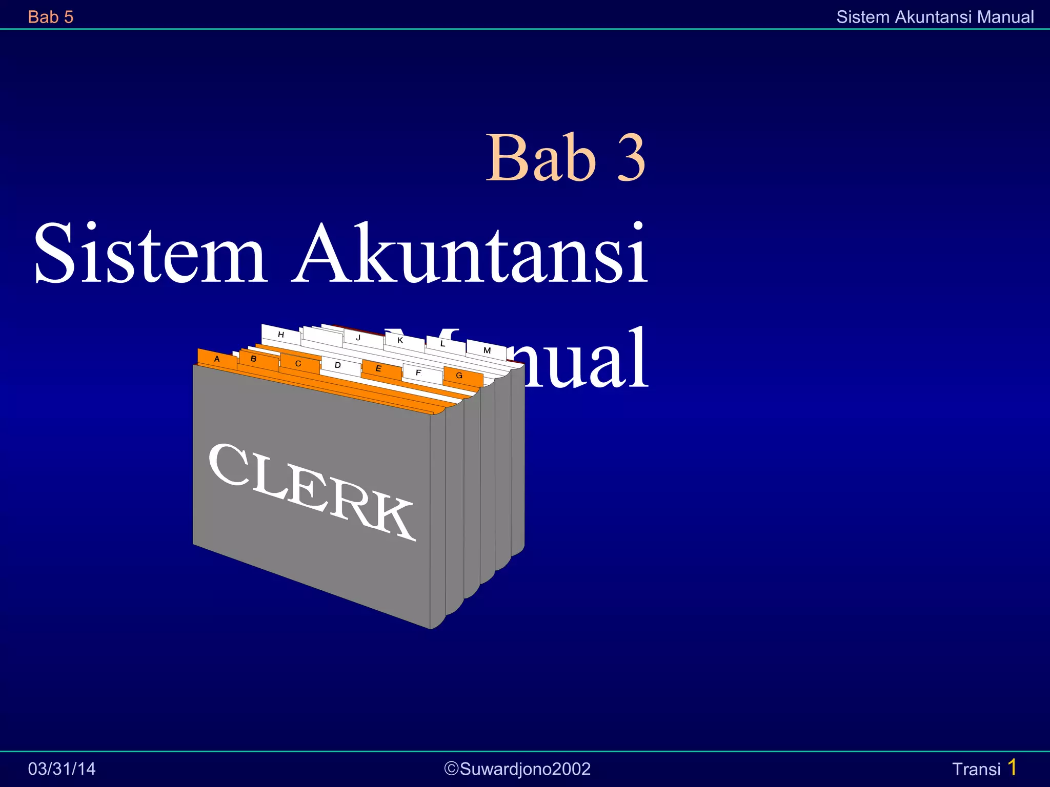 bab 3 Siklus akuntansi manual | PPT