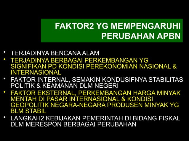 Siklus APBN di Indonesia sesuai Ketentuan | PPTX