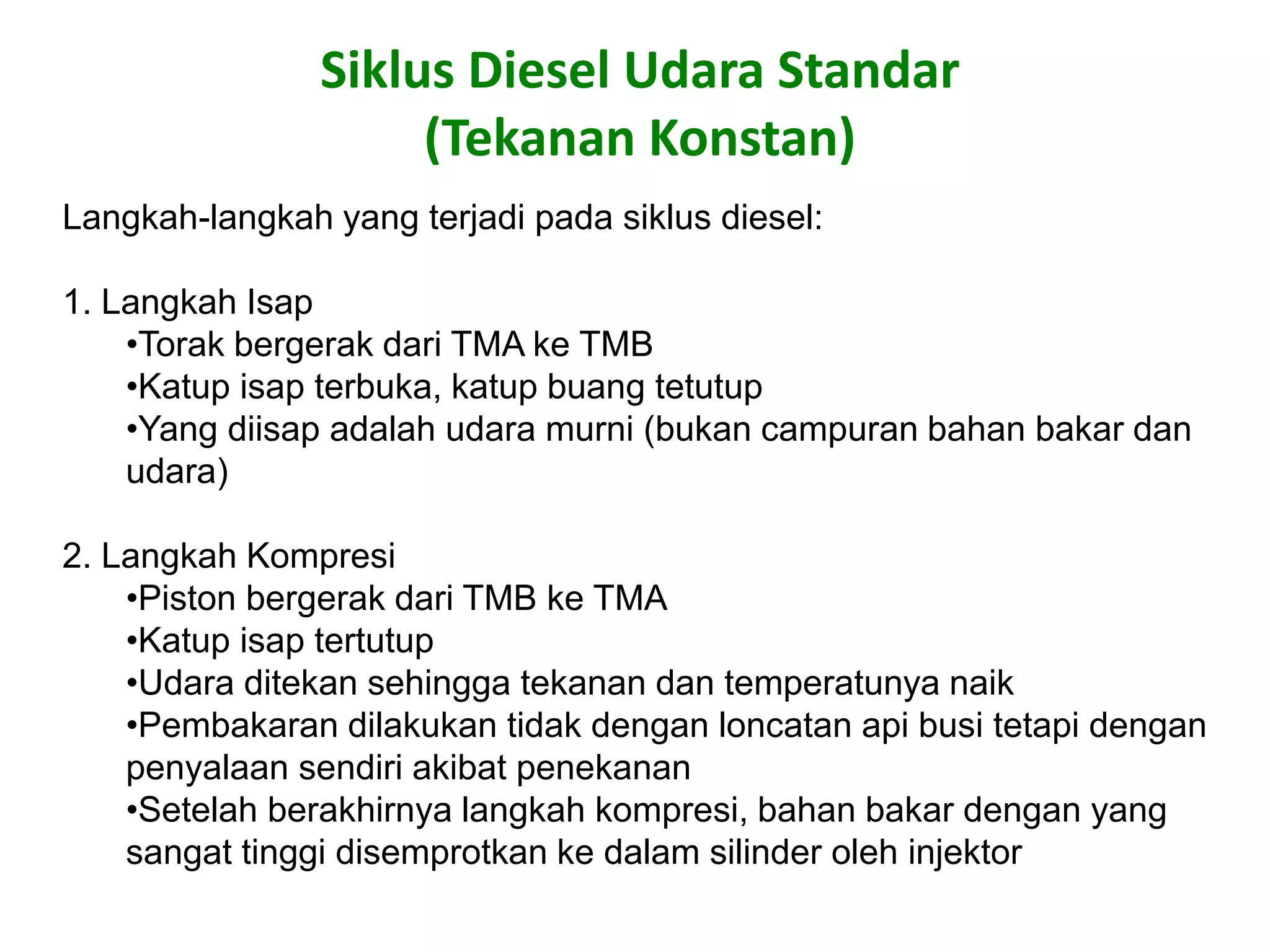 Siklus diesel | PDF