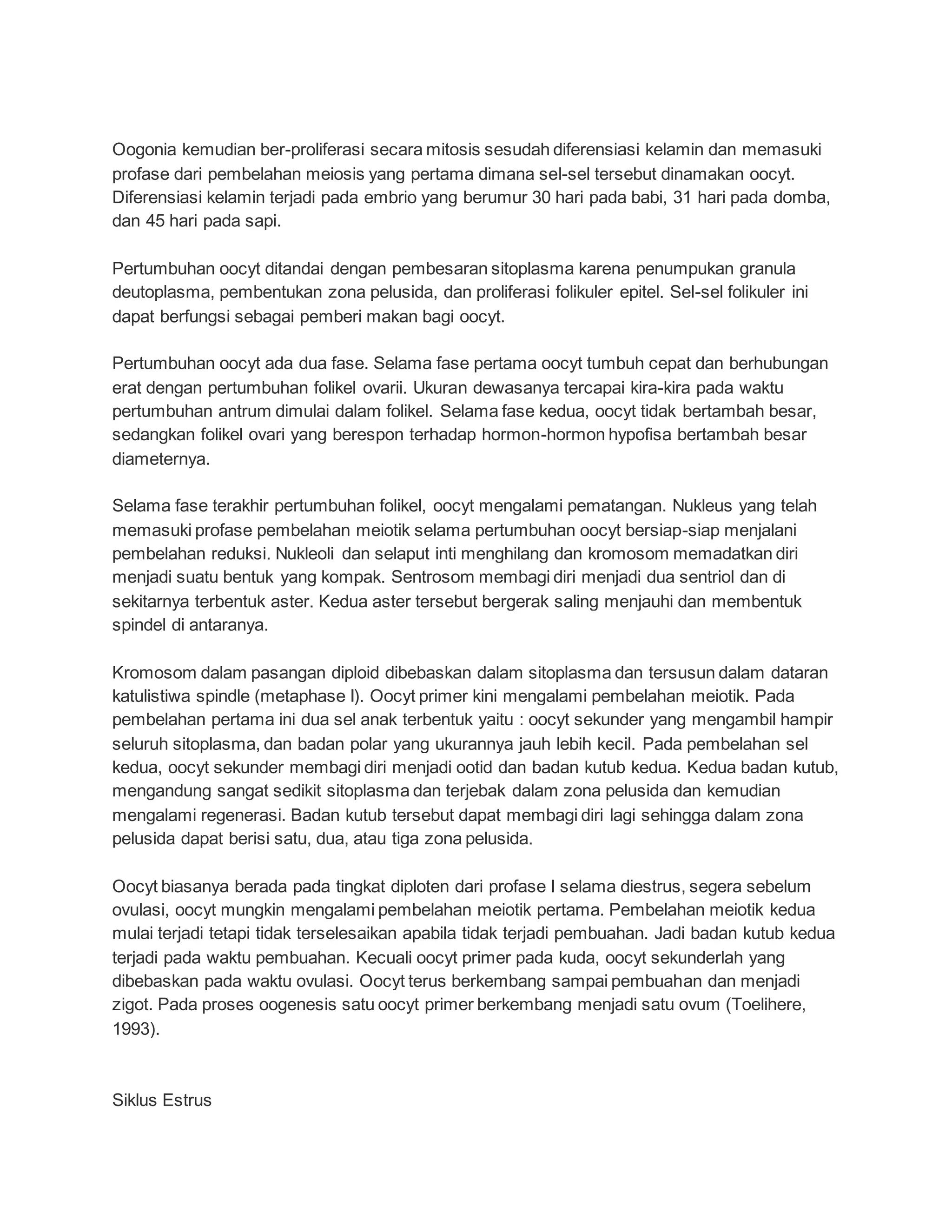 Siklus estrus | DOCX