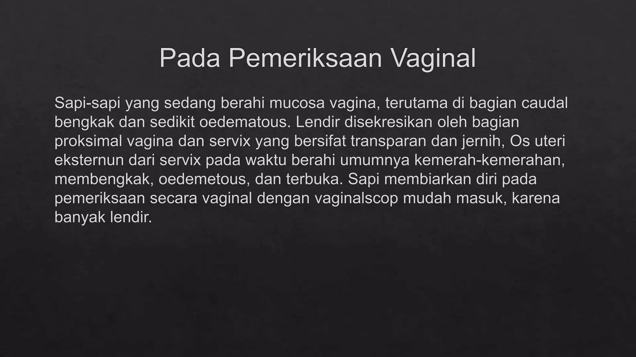 Siklus estrus pada sapi (kelompok 2) | PPTX