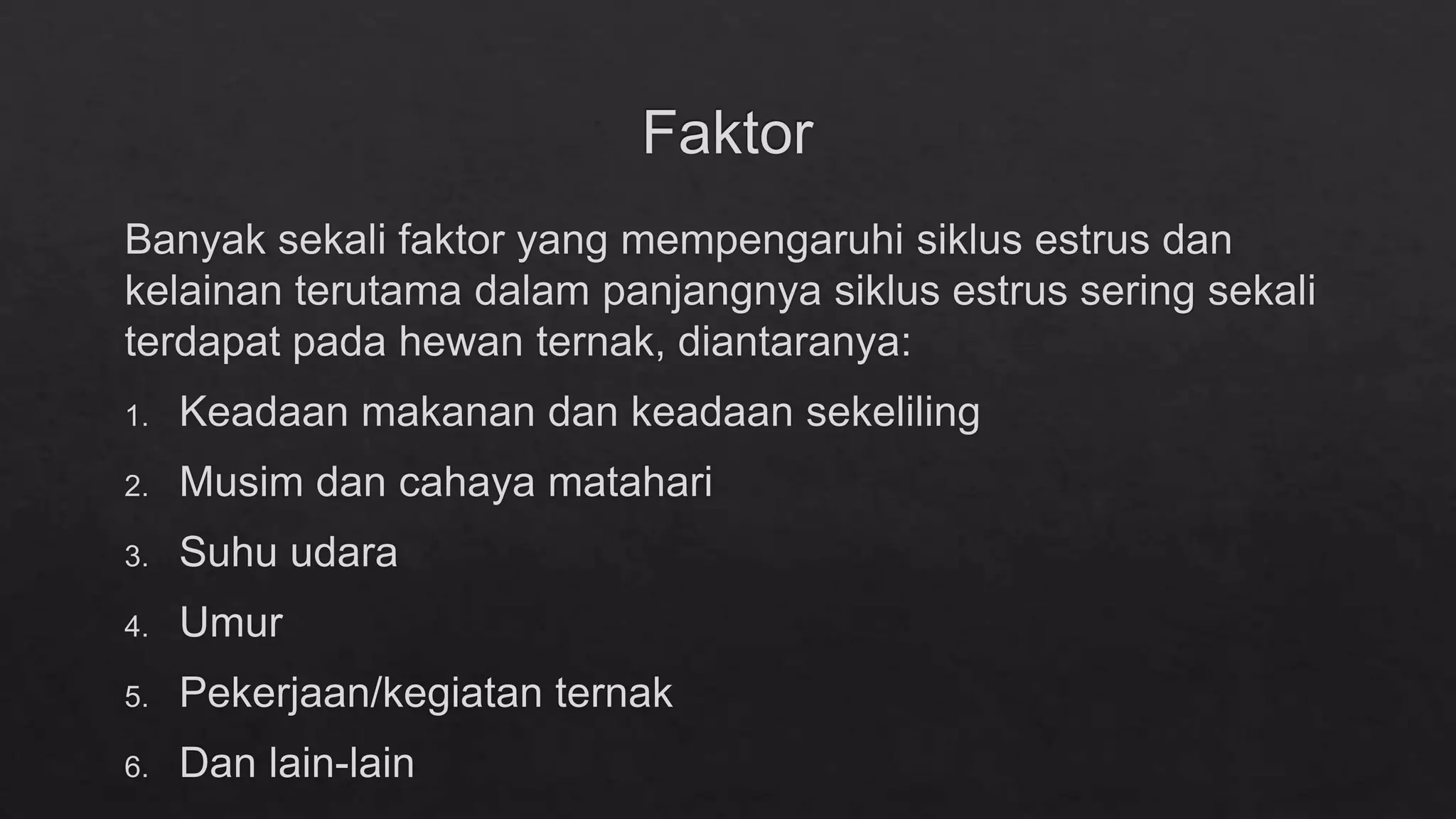 Siklus estrus pada sapi (kelompok 2) | PPTX