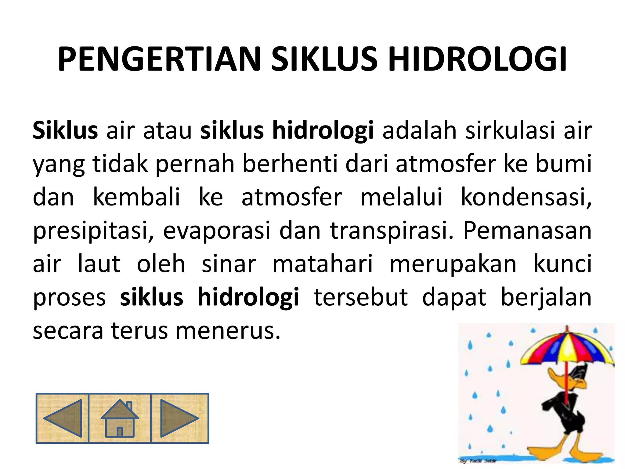 Siklus hidrologi | PPT