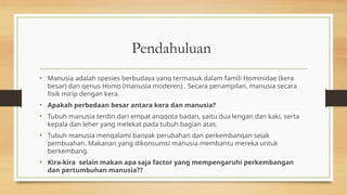 SIKLUS HIDUP MANUSIA : mulai dari bayi sampai usia tua | PPTX
