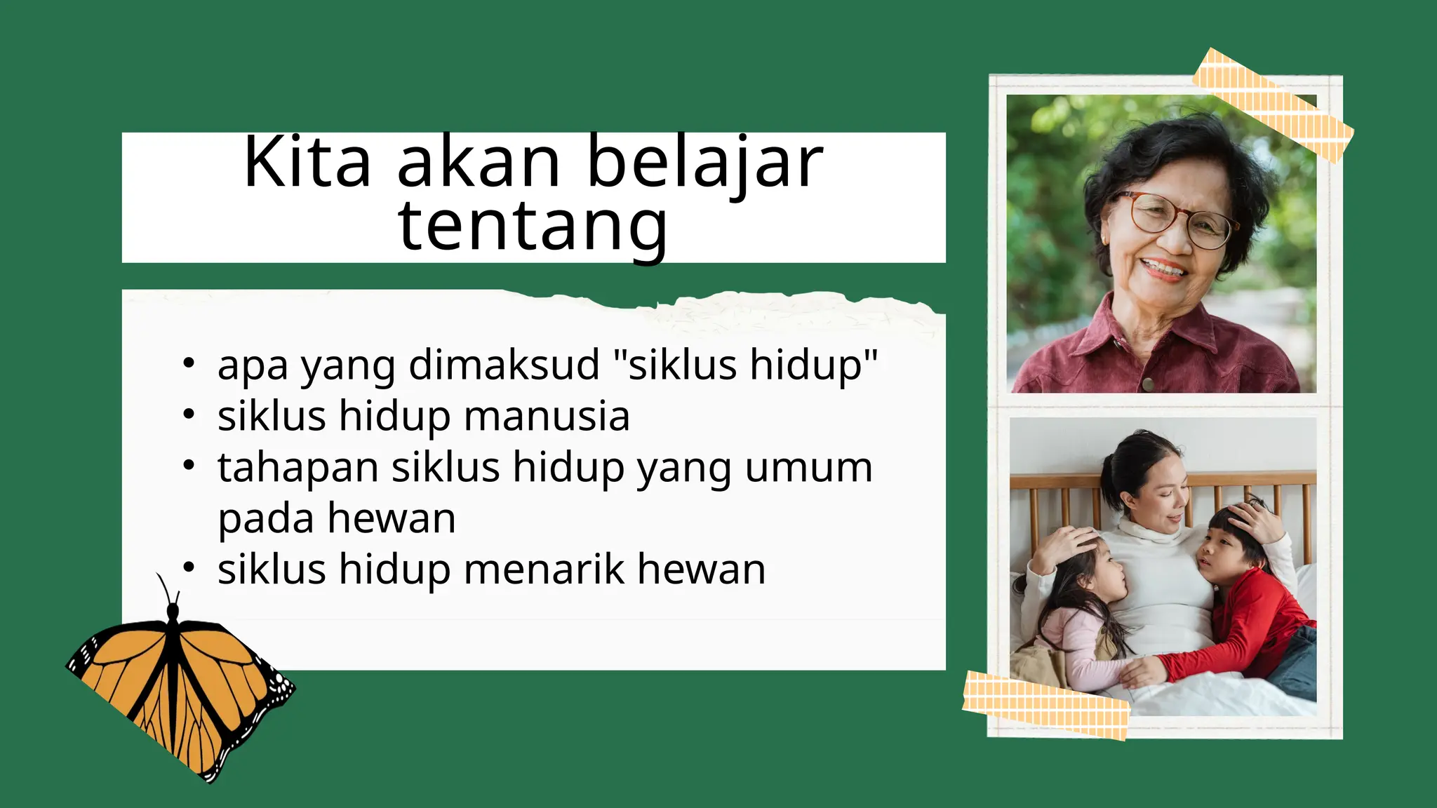 Siklus Hidup makhluk hidup manusia hewan | PPTX