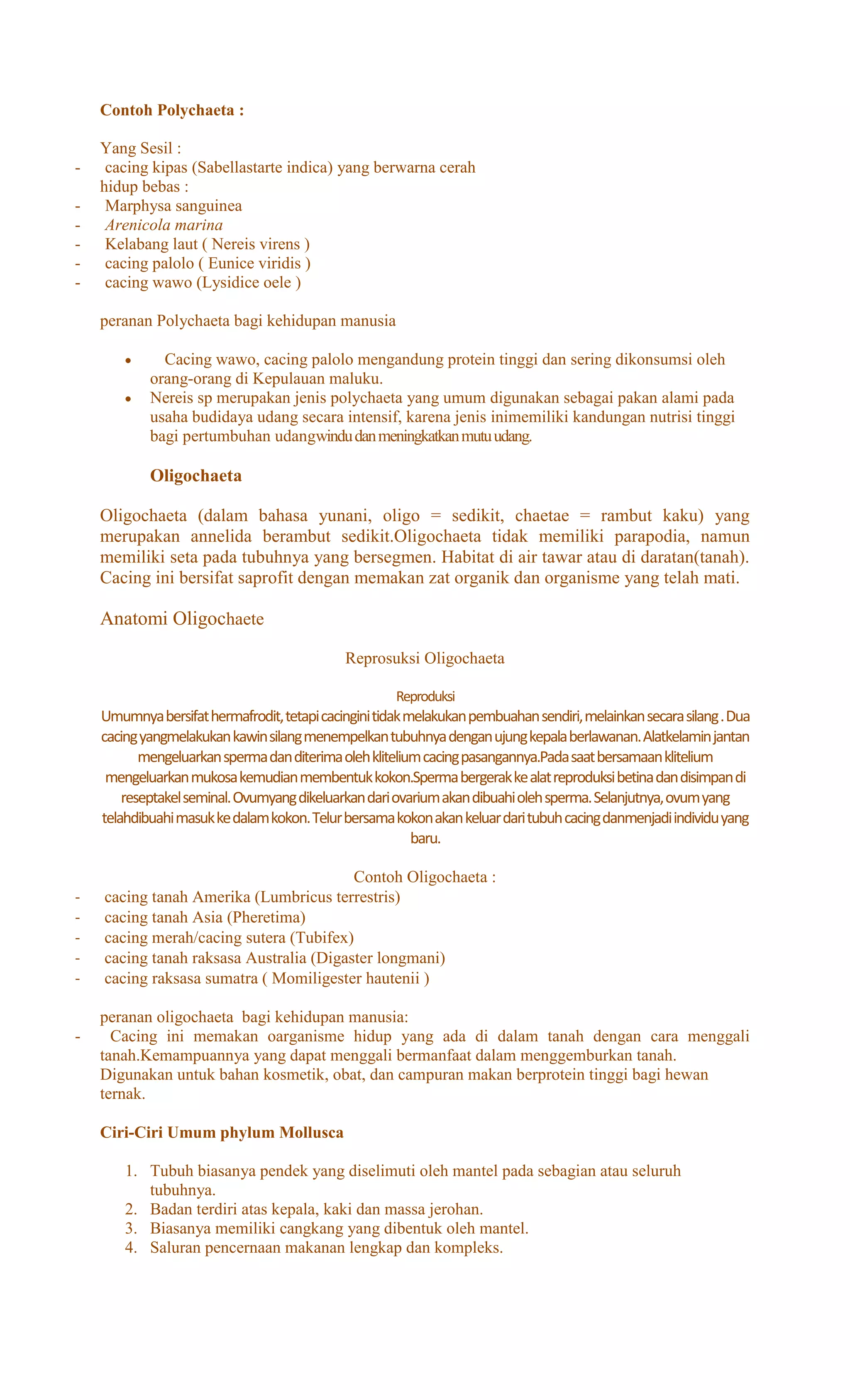 Siklus hidup obelia | DOCX