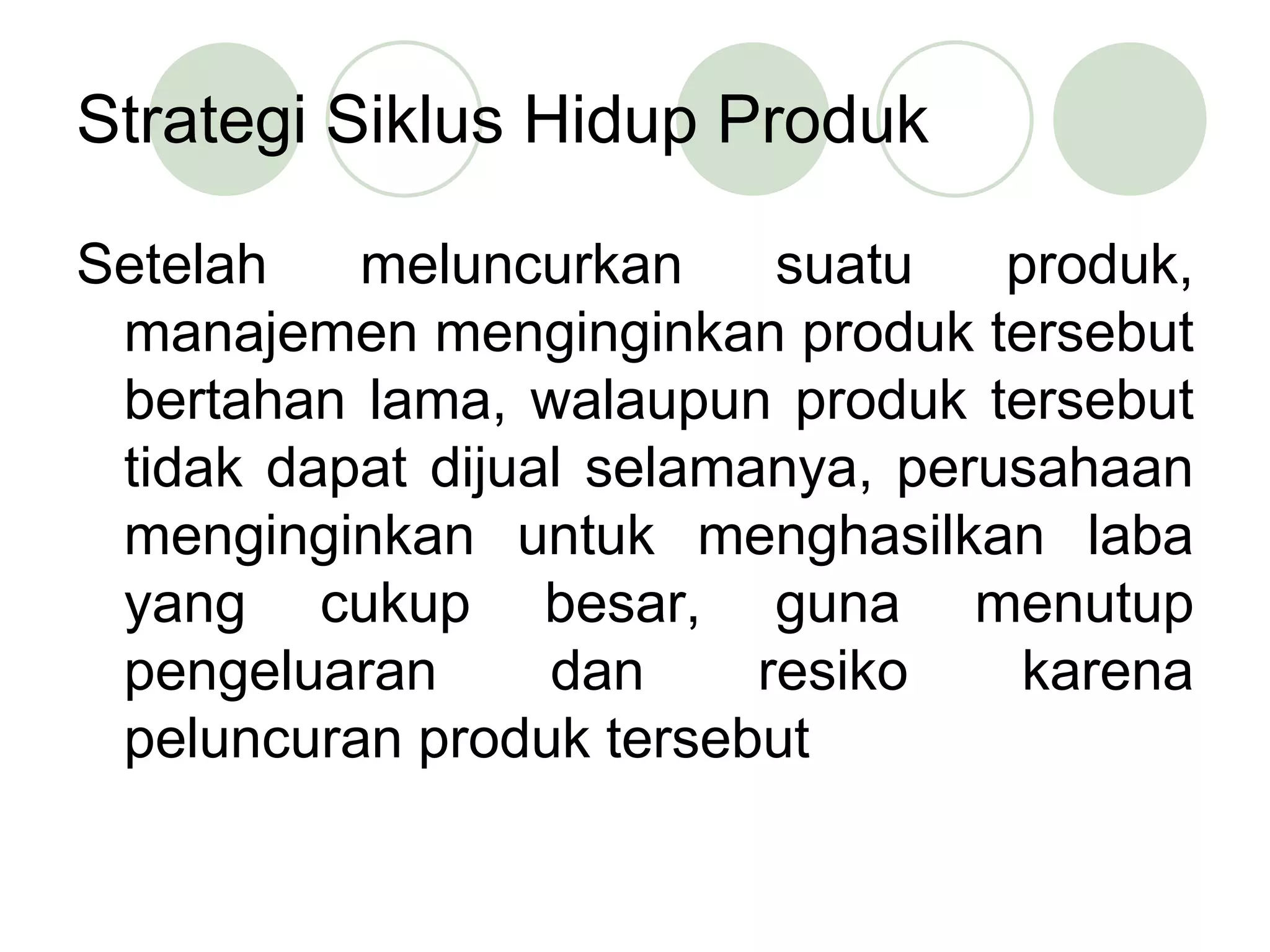 Siklus hidup produk 9 | PPTX