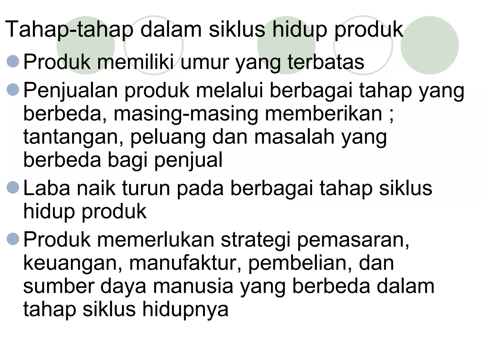 Siklus hidup produk 9 | PPTX