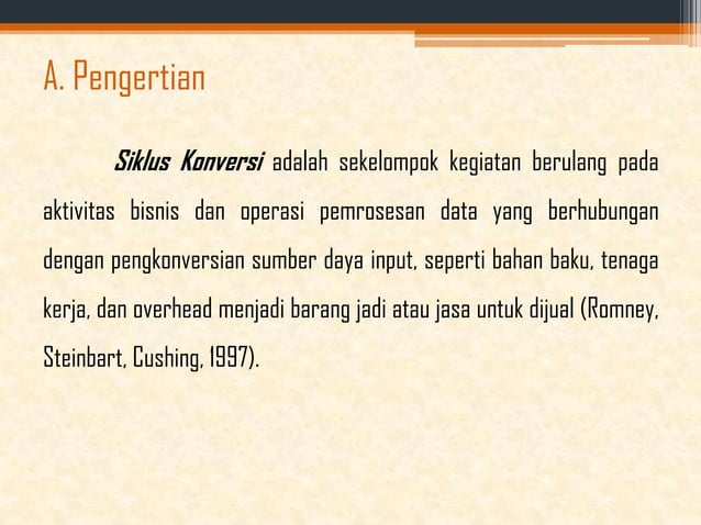 SIA - Siklus Konversi | PPTX