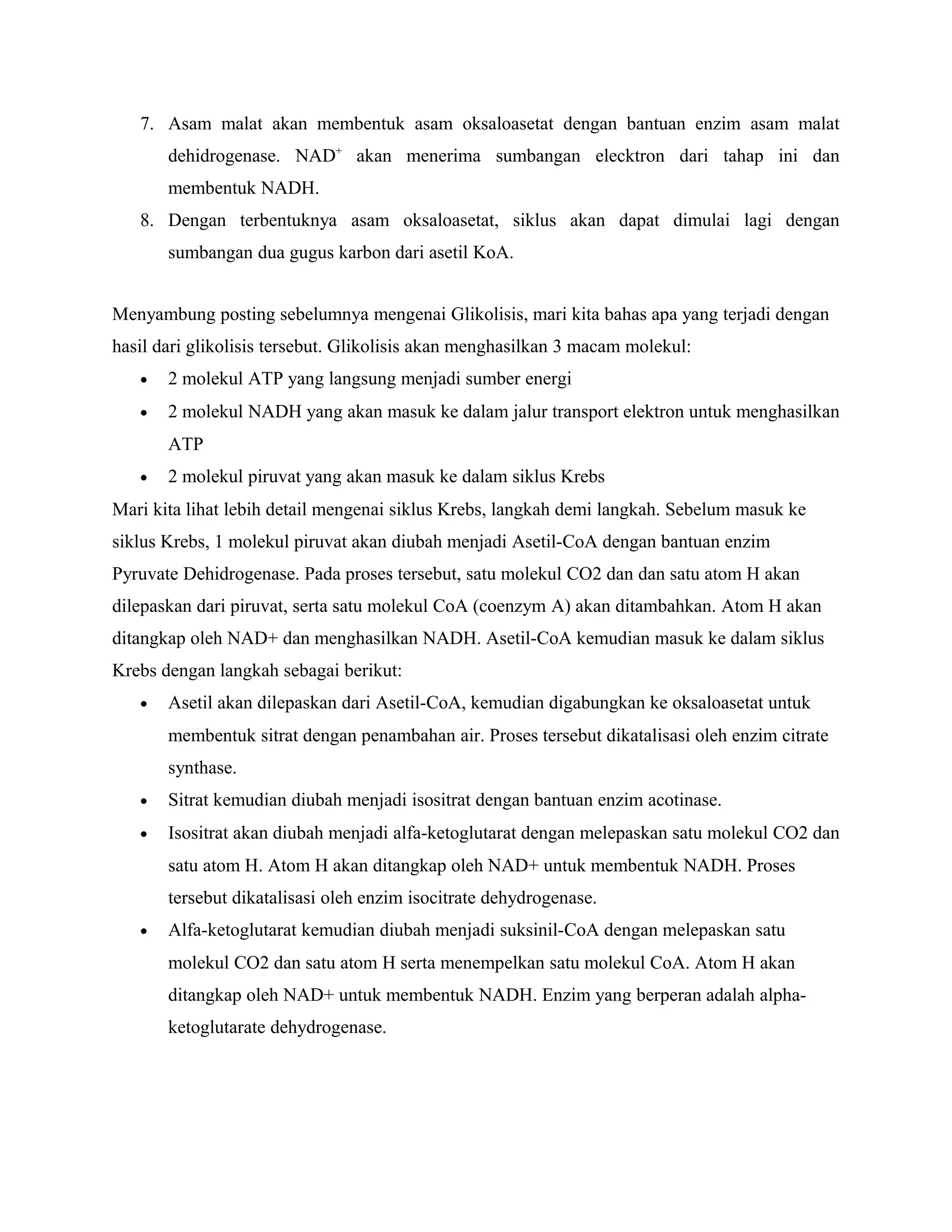 Siklus krebs AKPER PEMKAB MUNA | DOC