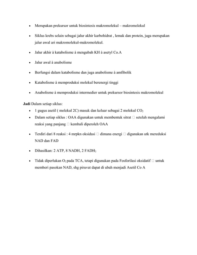 Siklus krebs AKPER PEMKAB MUNA | DOC