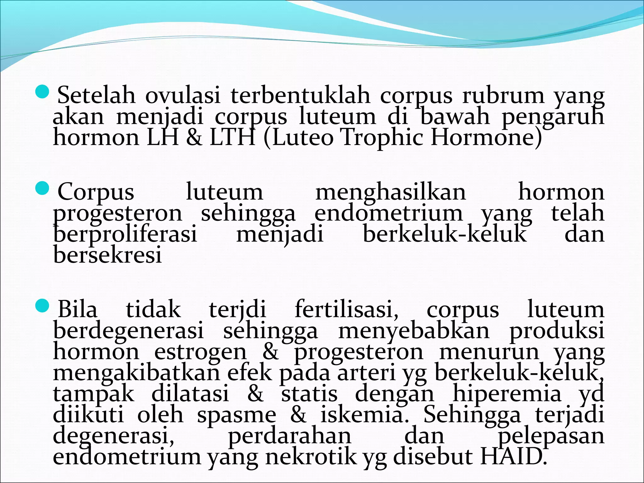 Siklus menstruasi | PPT
