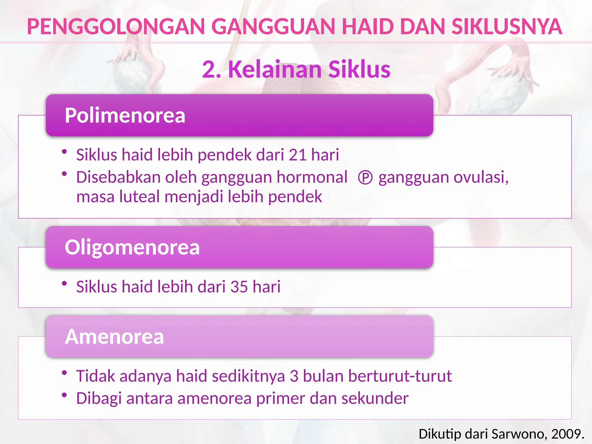 SIKLUS MENSTRUASI dan masalah-masalah pada saat menstruasi.pptx