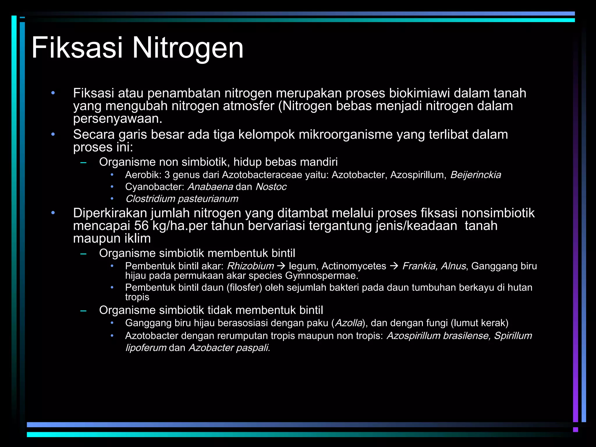 Siklus Nitrogen | PPT