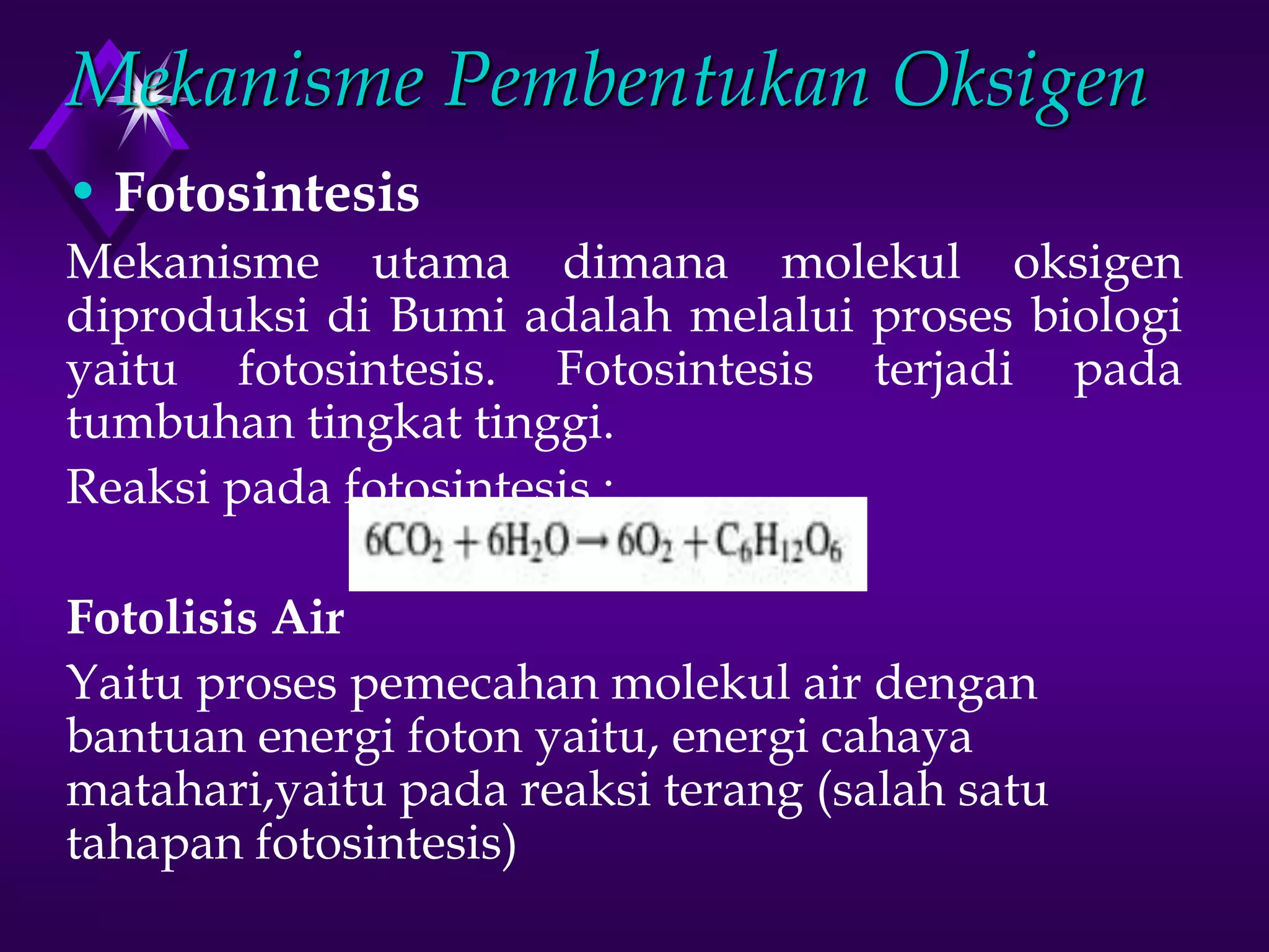 Siklus oksigen dan pencemaran | PPTX