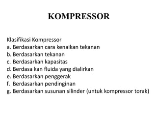 Siklus pada compressor | PDF