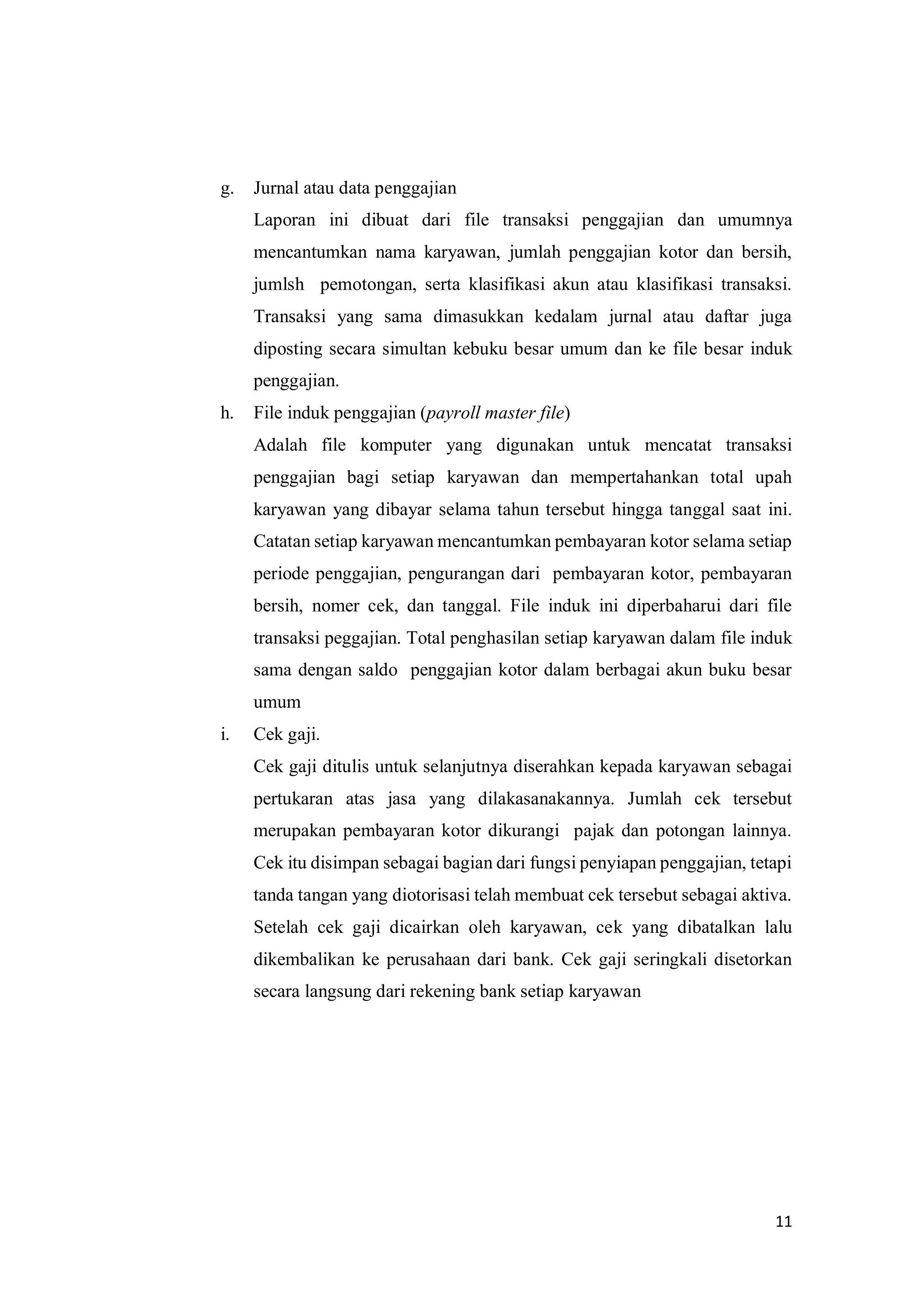 Audit Siklus Penggajian dan Personalia | PDF